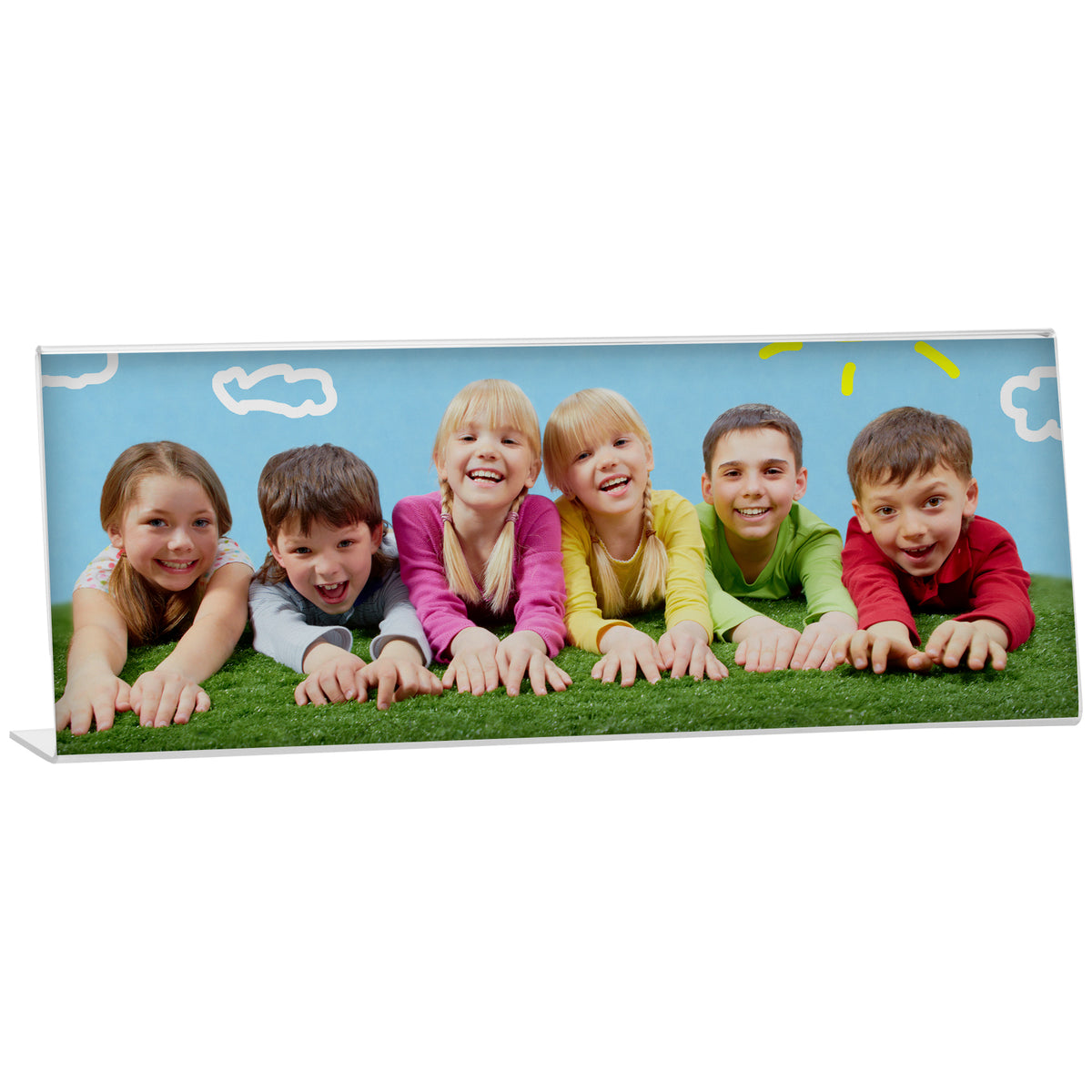 Wholesale Picture Frames - Acrylic Bent Easel Panoramic Picture Frame ...